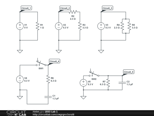 1E03 Lab 1 - CircuitLab