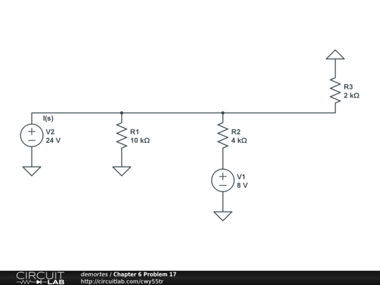 Chapter 6 Problem 17 - CircuitLab