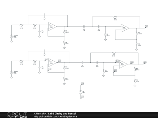 Lab2 Cheby and Bessel - CircuitLab