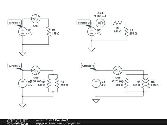 Lab 1 Exercise 2 - CircuitLab