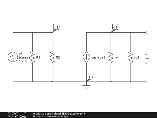 small signal EE310 experiment 6 - CircuitLab