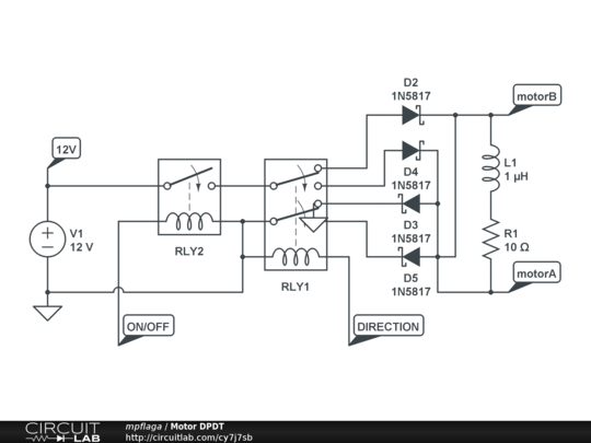 Motor DPDT - CircuitLab