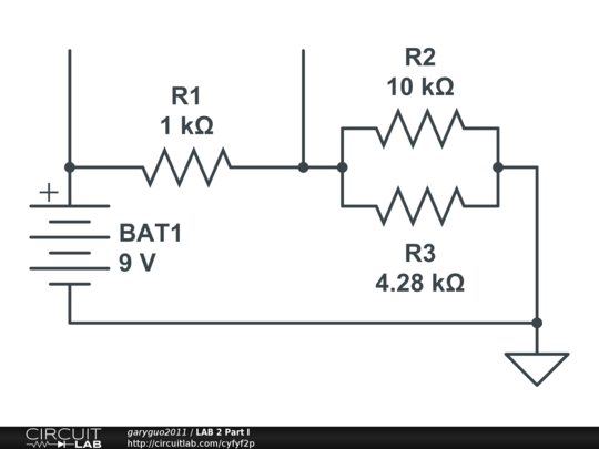 LAB 2 Part I - CircuitLab