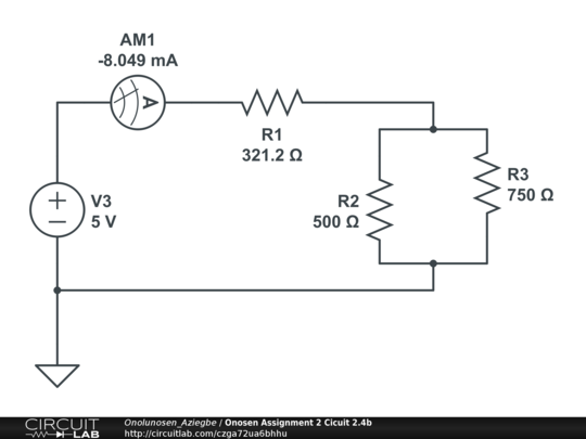 Onosen Assignment 2 Cicuit 2.4b - CircuitLab