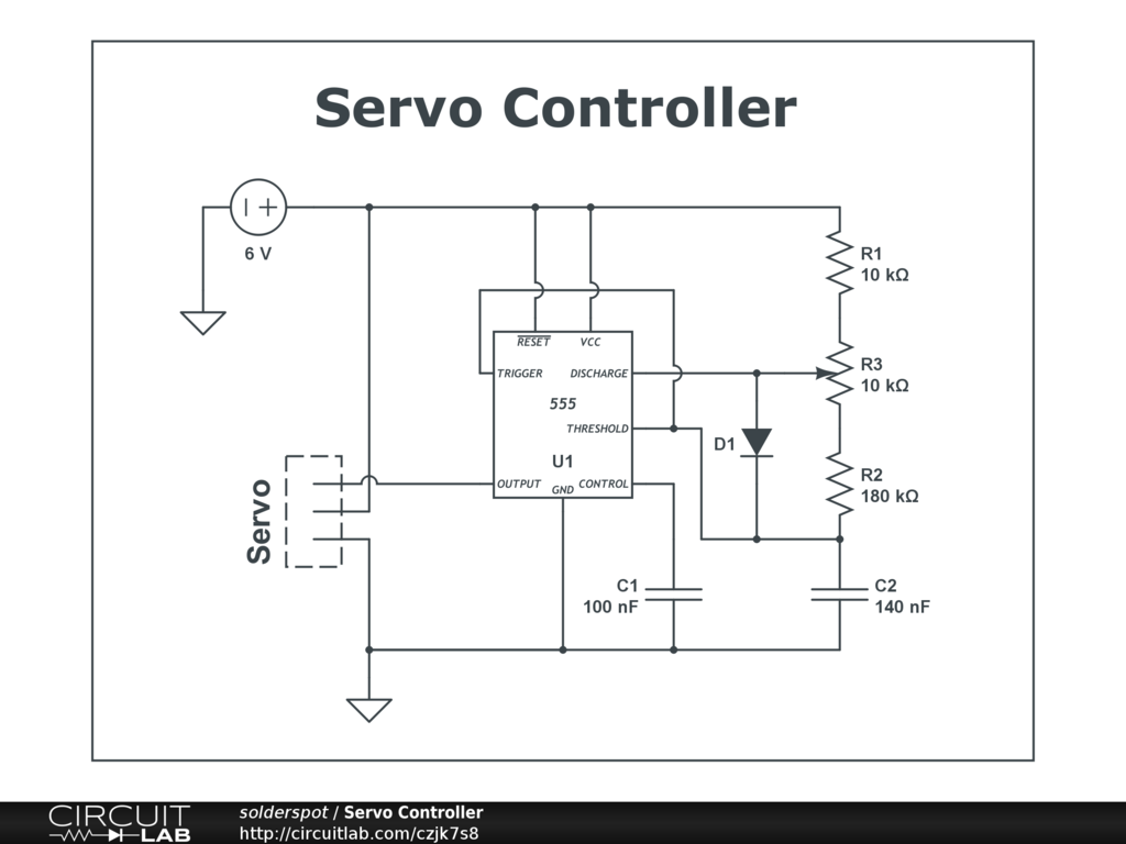 Servo Controller Schematic Wiring Draw
