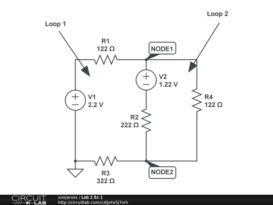 Lab 2 Ex 1 - CircuitLab
